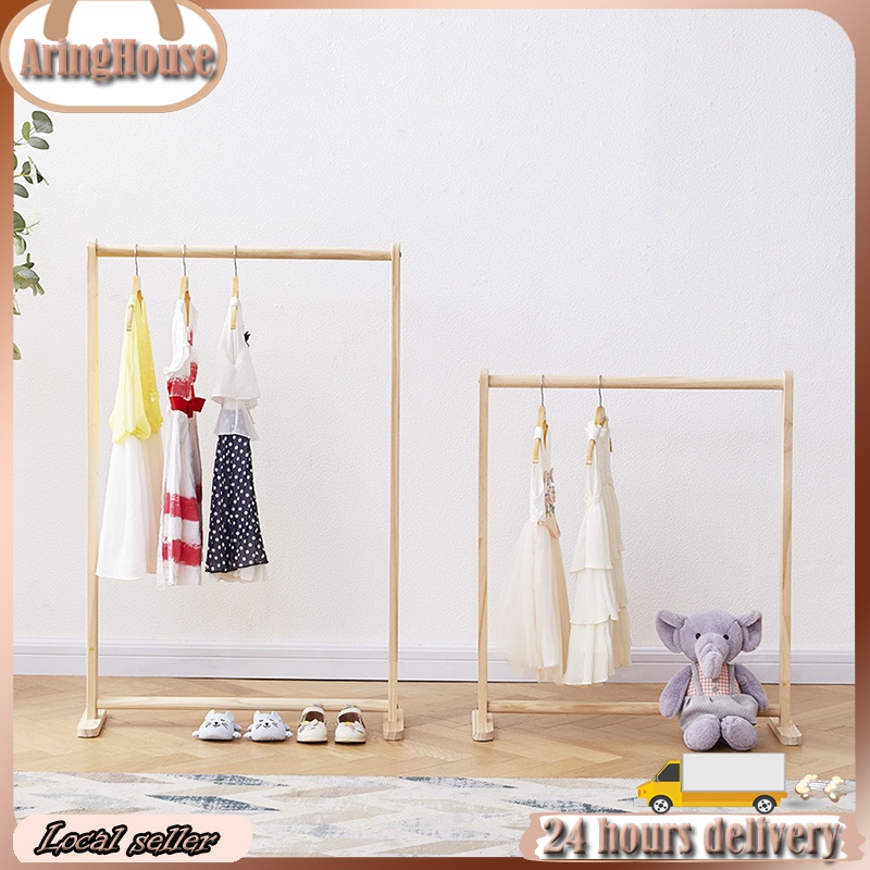 🌟Limit time flash sale🌟Children’s Coat Rack Solid Wood Clothes Hanging ...