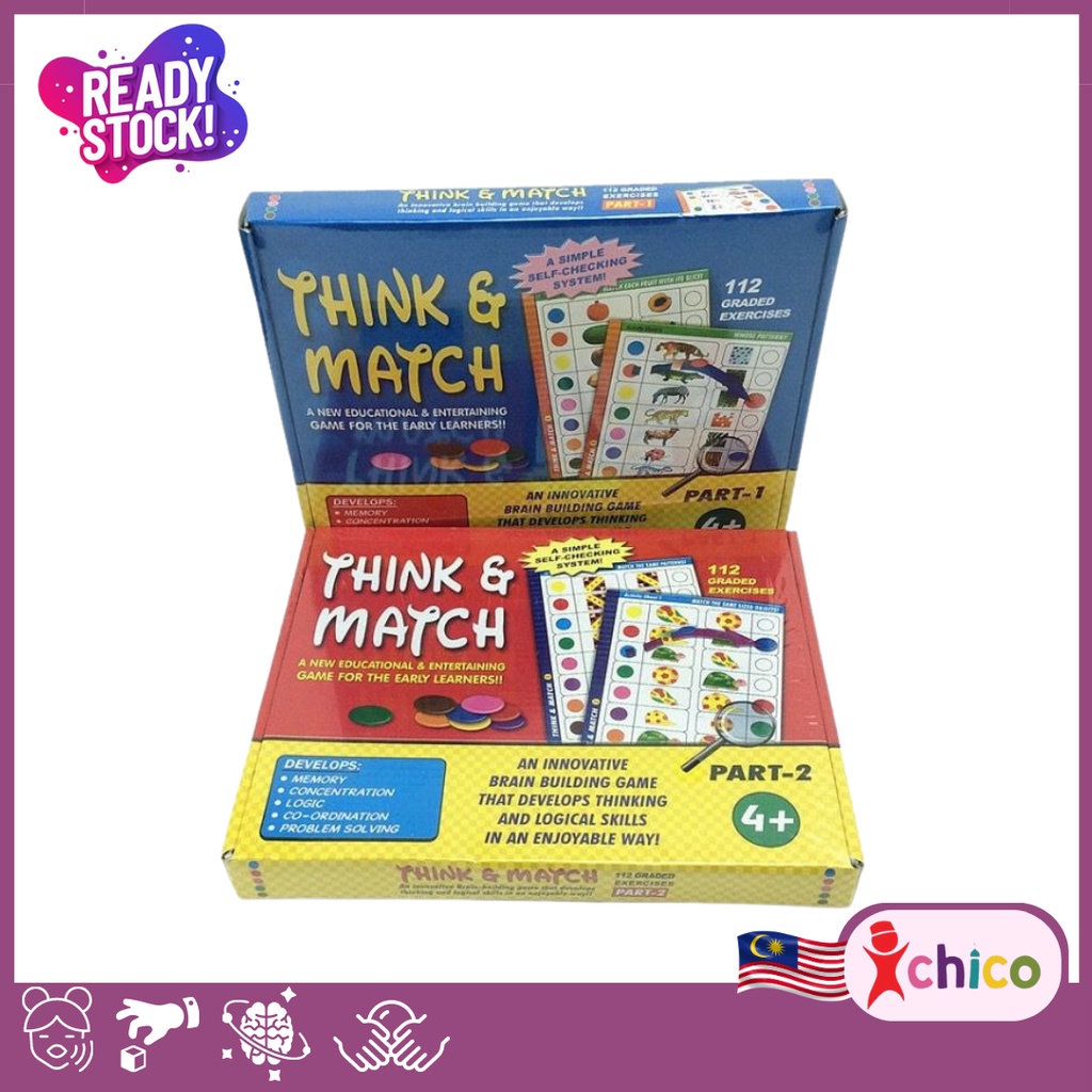THINK & MATCH GAME for KIDS | Shopee Malaysia