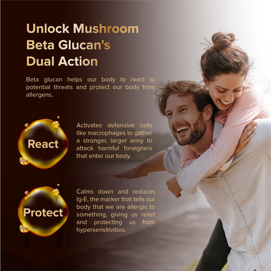 Promune MBG Mushroom Beta Glucan 500mg 60s | For Immune Health | Shopee ...