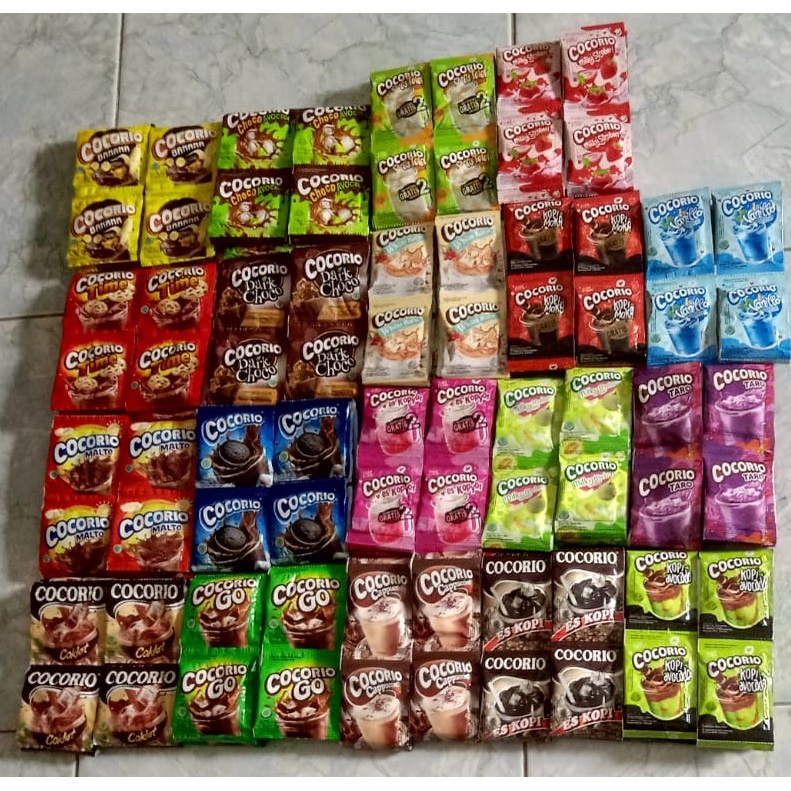 Chocorio Instant Drink Powder Assorted Flavors (1 Dozen) =10 Sachets ...