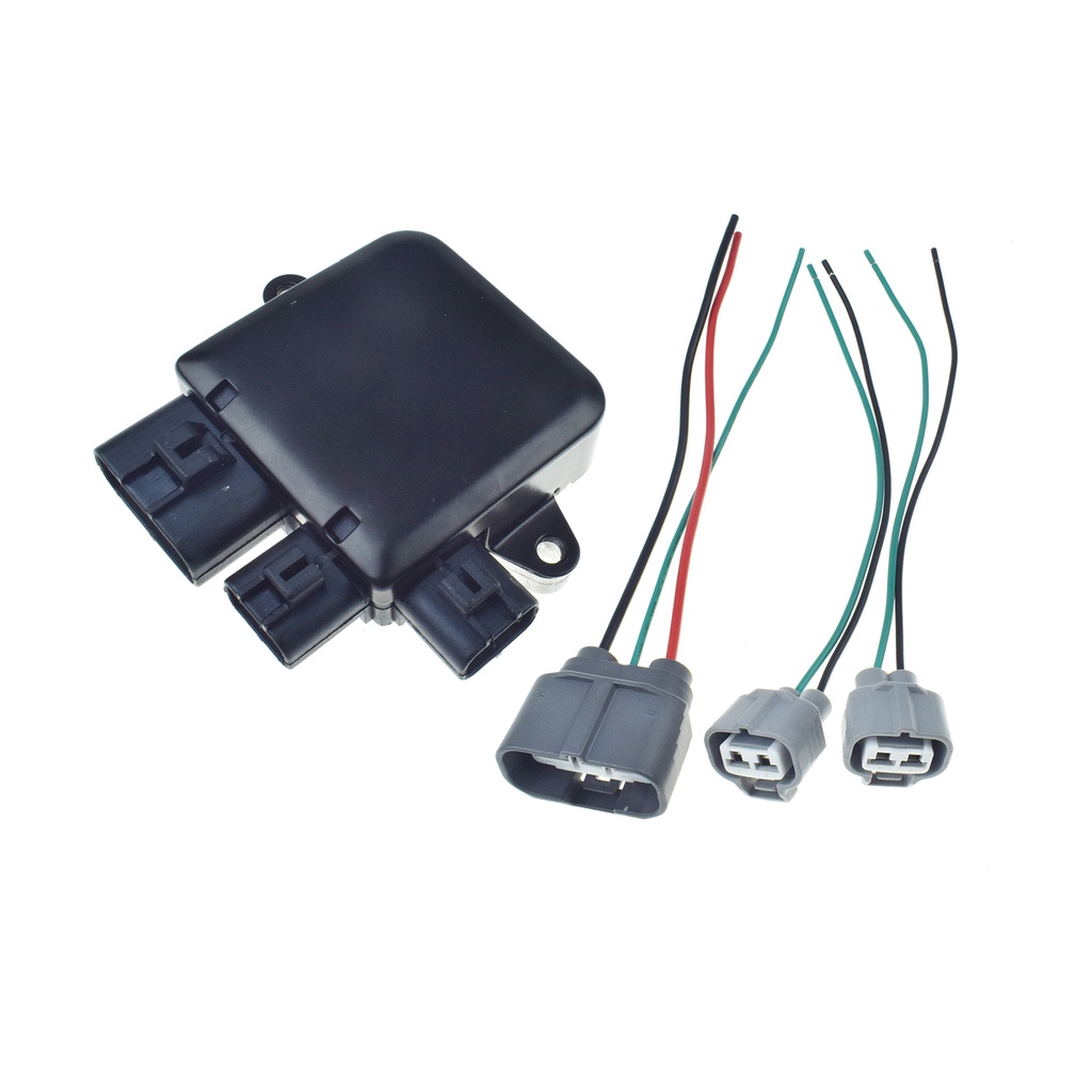 New Engine Cooling Fan Control Module & Connector Harness For Nissan ...