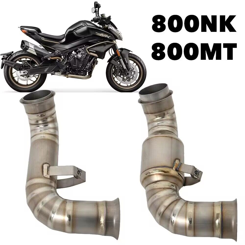 For CFMOTO 800NK 800MT Motorcycle Exhaust Mid Link Pipe DECAT With ...