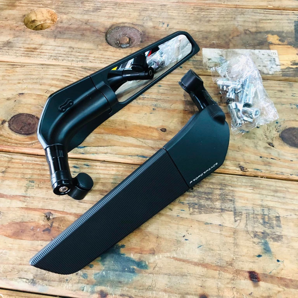 Proformance CNC Universal Winglet Side Mirror For Honda Yamaha Suzuki ...