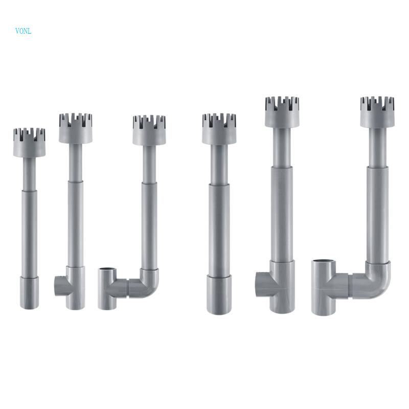 Vonl Plastic Aquariums Skimmer Transparent Pipe Spin Surface Inflows ...