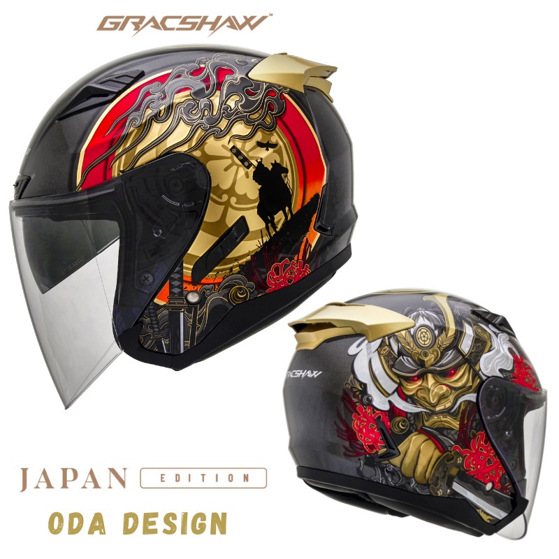 Gracshaw Helmet Gennex G535 ODA/SAMURAI Japan Edition New Launching ...