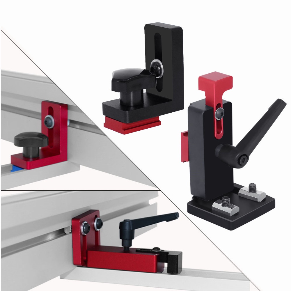 T-track Fence Connector, T-Slot Miter Track Stop Sliding Miter Gauge ...