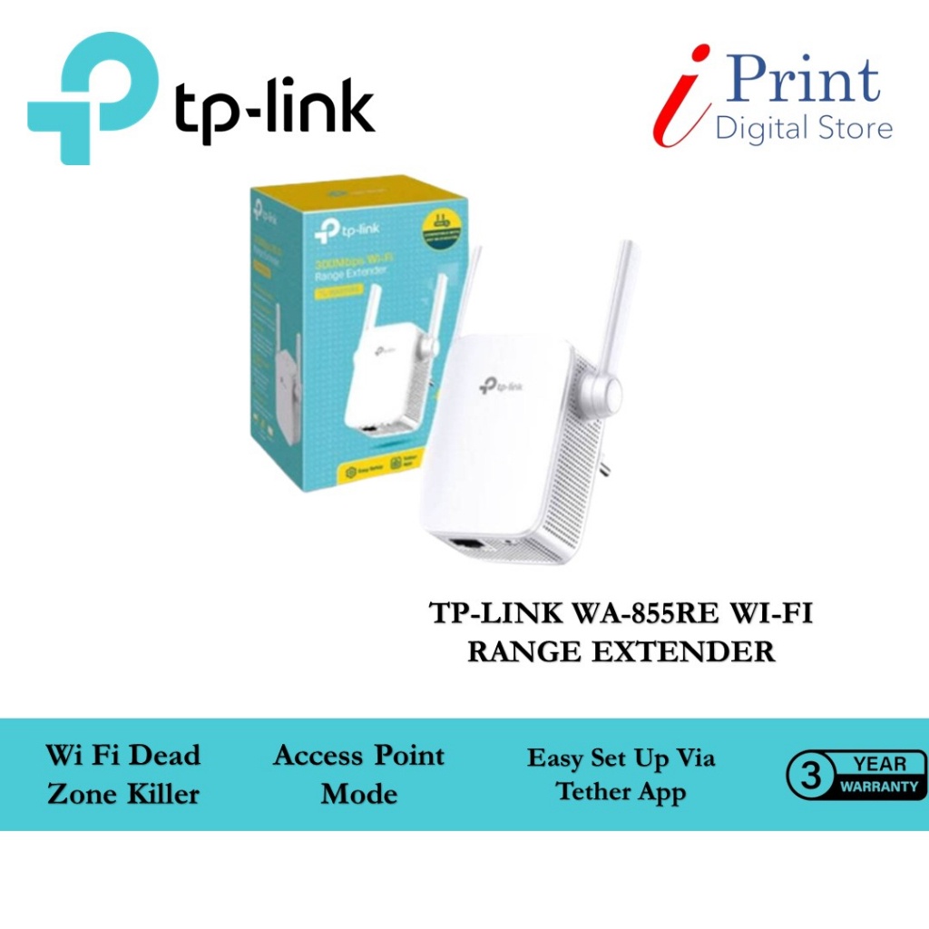 TP-LINK TL-WA855RE Wireless WiFi Repeater Range Extender Booster with ...