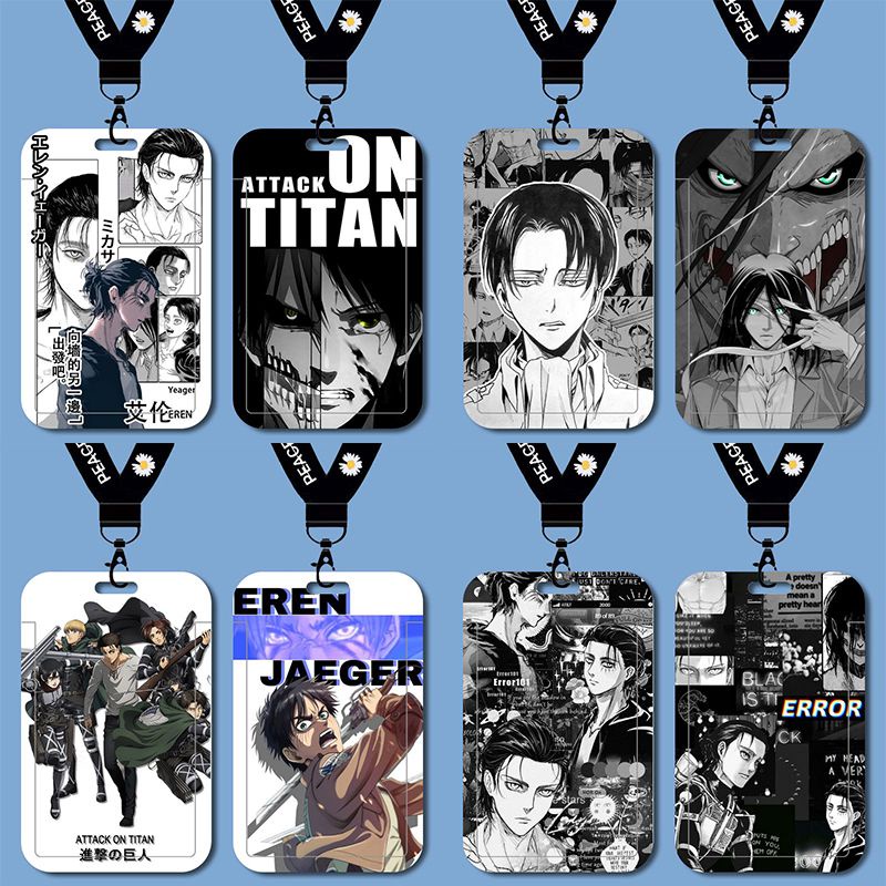 Attack On Titan Levi.Ackerman Allen Custom Student ID Card Holder ...