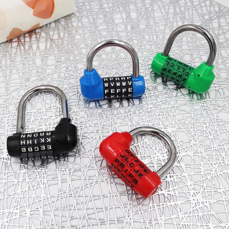 Shackle Five Digit Number Wordlock Word Combination Security Padlock ...