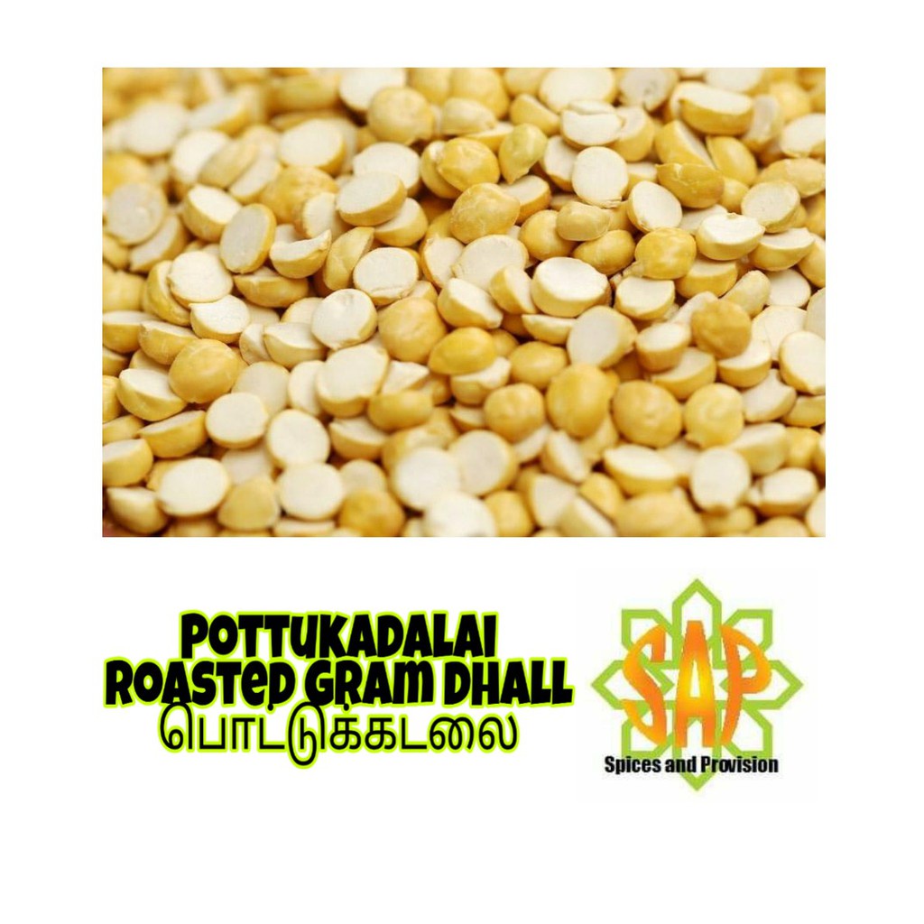 Roasted Gram Dhal / Pottukadalai / Pottu Kadalai / 500g /1kg / 2kg | Shopee Malaysia