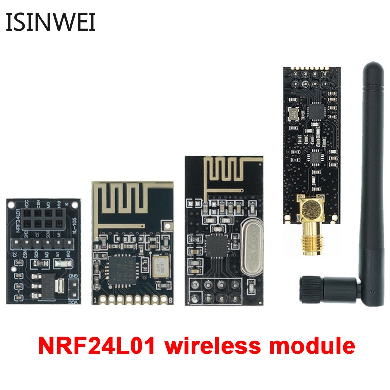 NRF24L01+ 2.4G Wireless Data Transmission Module 2.4GHz NRF24L01 Upgrade Version NRF24L01+PA+LNA ...