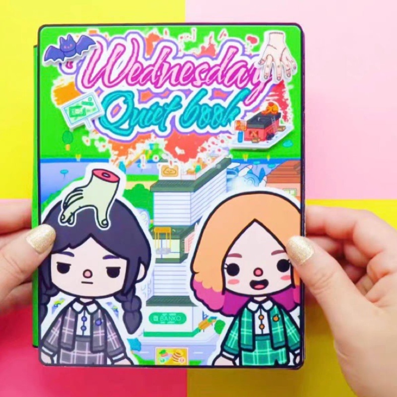 Princess Sticker Book Kertas Origami quiet book doll house quiet book ...