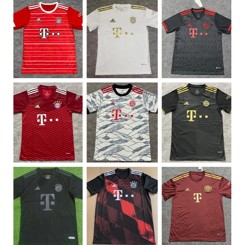 2021 2022 Bayern Munich Jersey 22/23 Home Kit Away Kit 3RD Kit Football ...