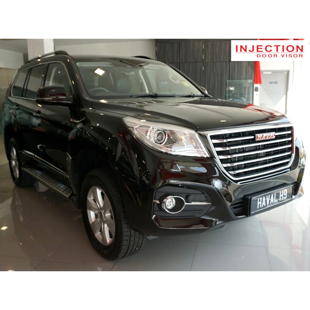 Haval H9 2018 2019 2020 2021 2022 2023 2024 Injection Door Visor With Stainless Steel Lining ...