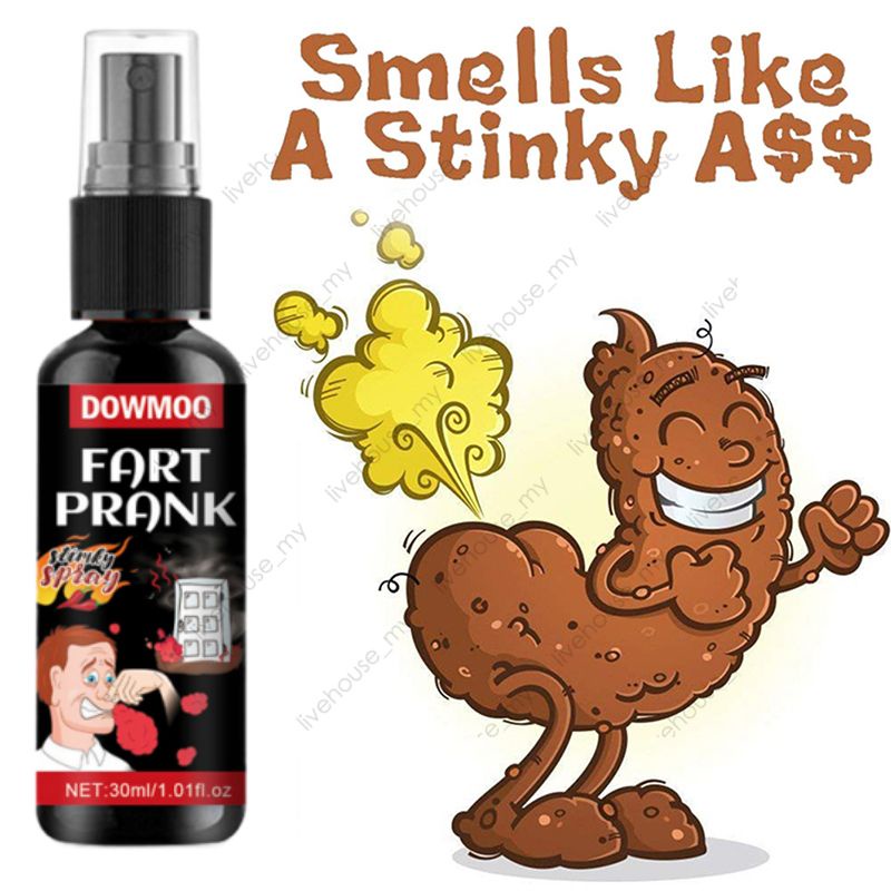 30ml Prank Fart Sprayer Novelties Toy Gag Joke Liquid Fart Spray Stinky ...