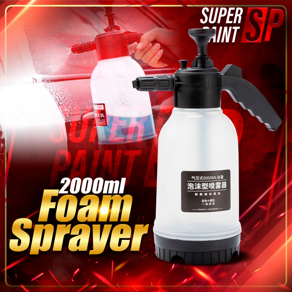 2000ML Foam Sprayer Car Wash Foam Sprayer Bottle Manual Air High ...