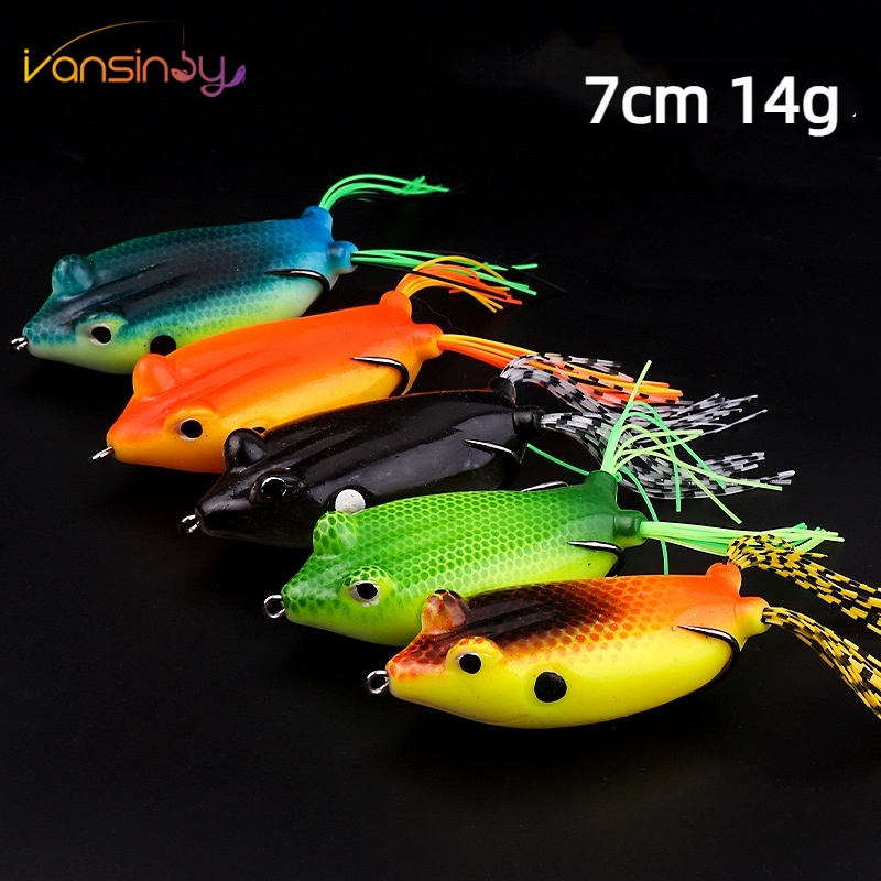 Umpan Katak Casting Fishing Soft Frog Lure 7.5cm 14g Soft Bait Lure ...