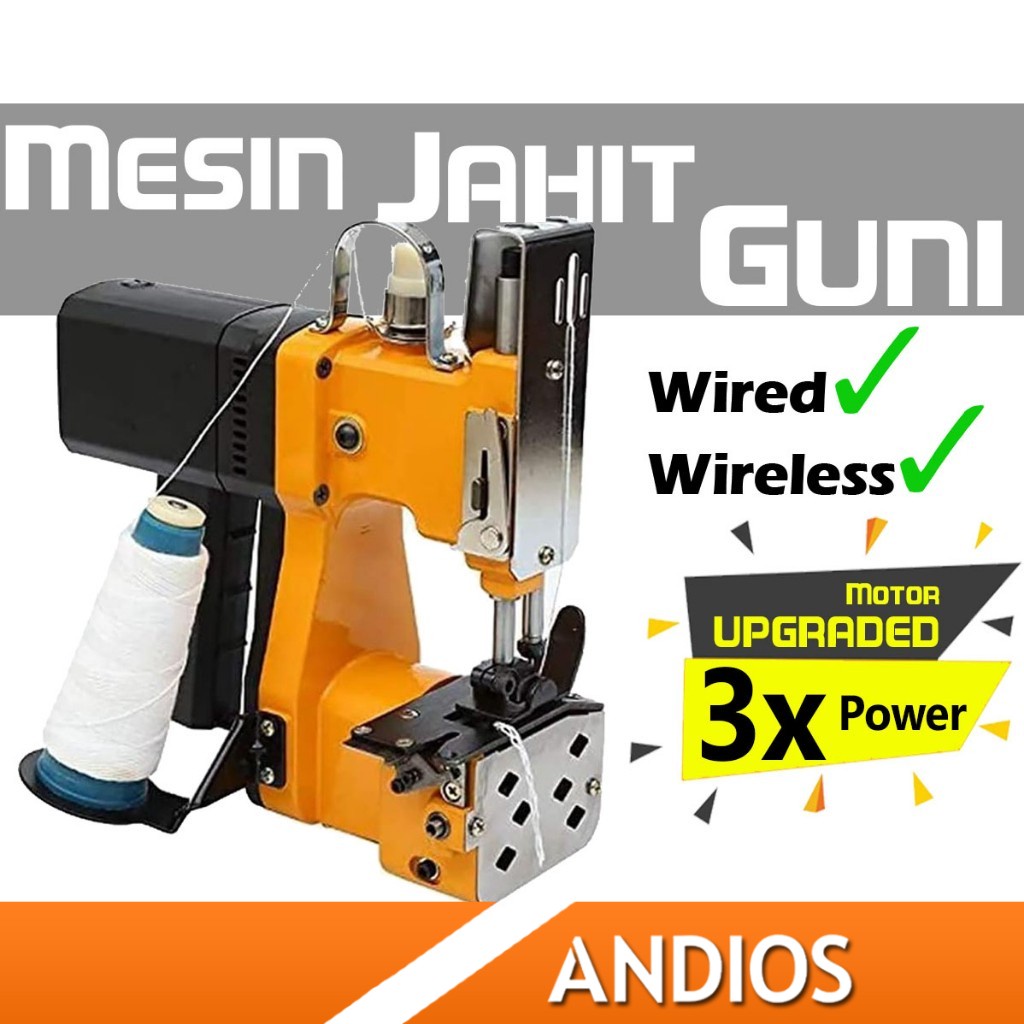 Industrial Sewing Machine Handheld Mesin Jahit Industri Thread Portable ...