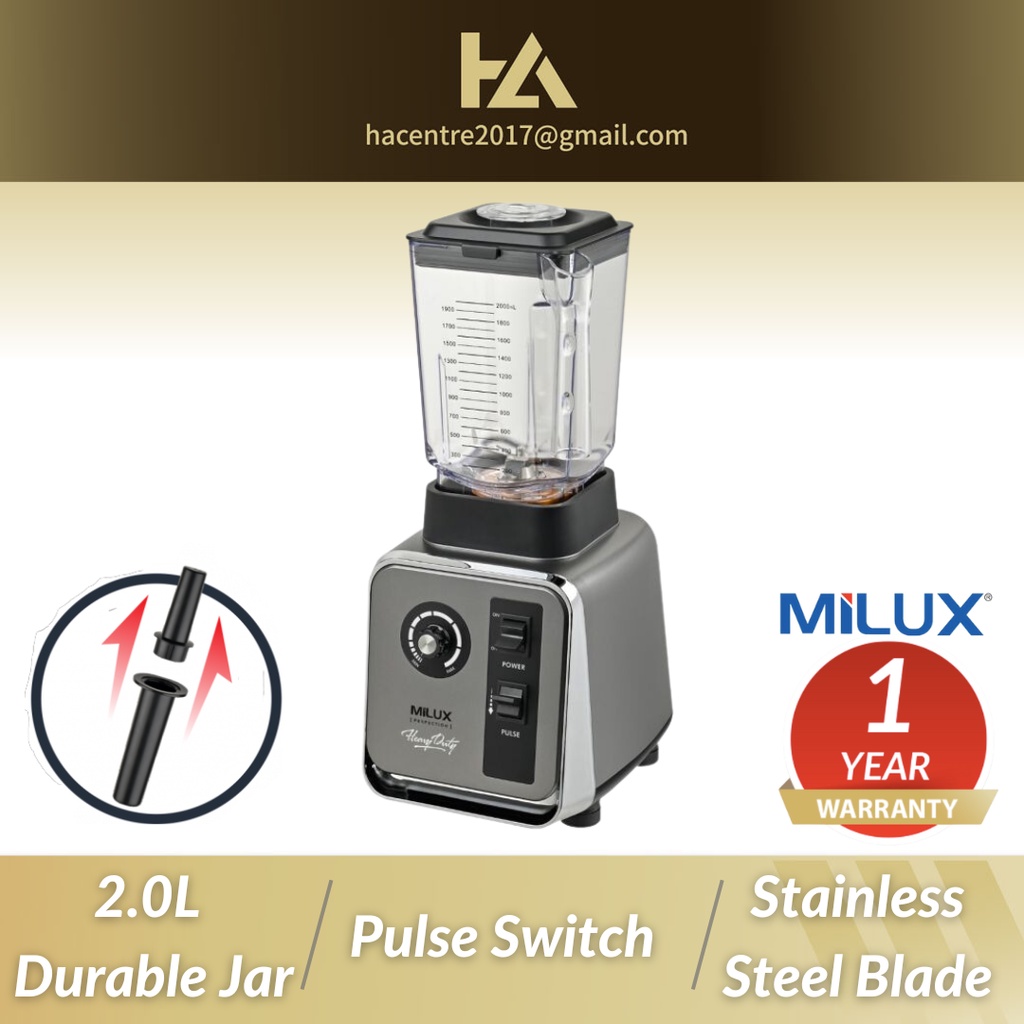 Milux Blender Heavy Duty MCB2000 攪拌機 Blender Buah MCB-2000 | Shopee ...