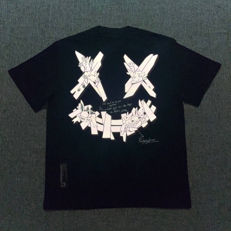 Ricky Is Clown Carrot Rabbit Reflective Tee Black RickyisClown | Shopee ...