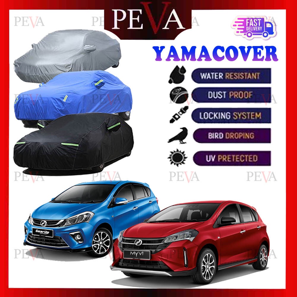 Perodua Myvi New YAMACOVER 3 Color Car Cover Full Protection Outdoor ...