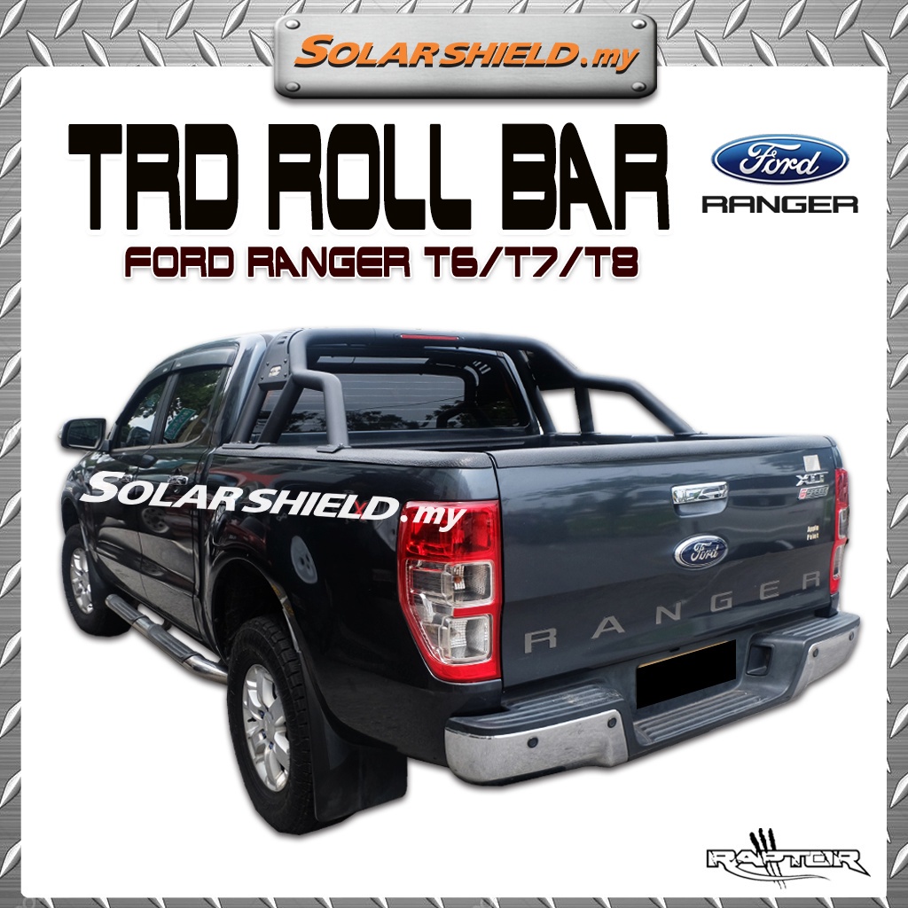 Ford Ranger T6/T7/T8, Raptor, Wildtrak TRD Roll Bar With Led Brake ...