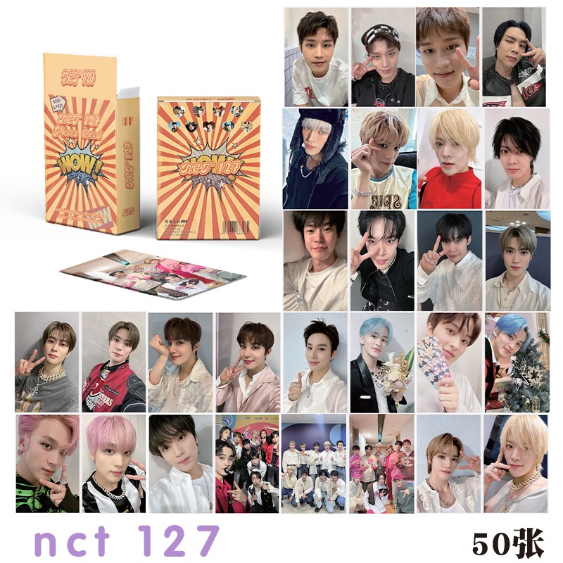 Nct 127 Album Flash Laser Photocard Lomo Card 50pcs/box | Shopee Malaysia