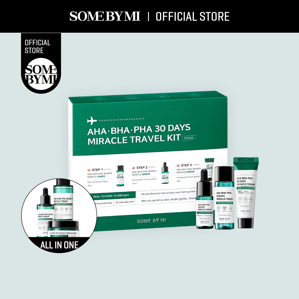 [SOME BY MI] SOMEBYMI AHA-BHA-PHA 30days Miracle Travel Kit -3 Step ...