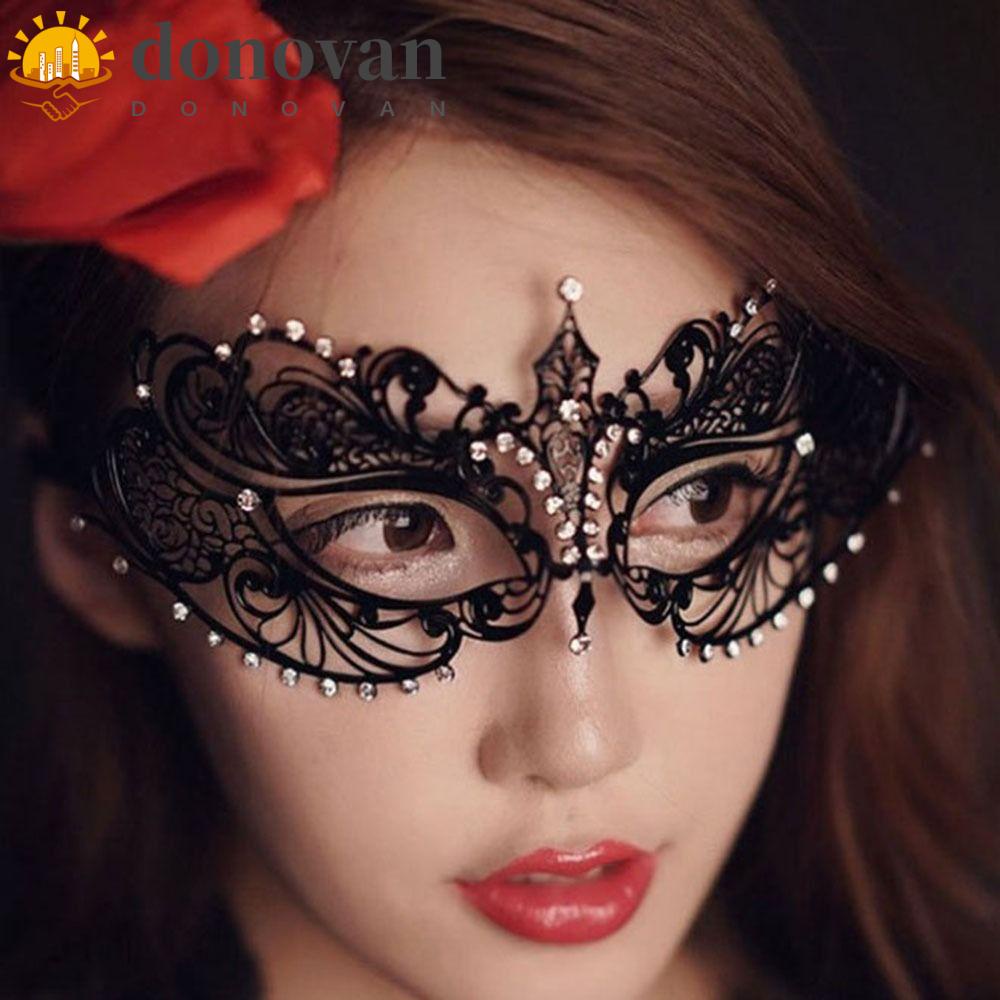 DONOVAN Dance Masks For Girl Hollow For Women Carnival Halloween Supply ...