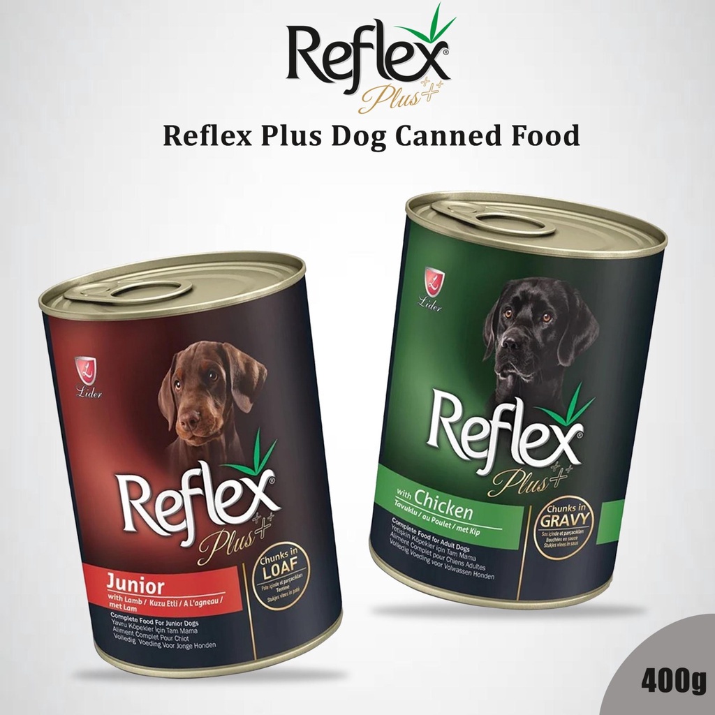 Reflex Plus Dog Canned Food 400g | Shopee Malaysia