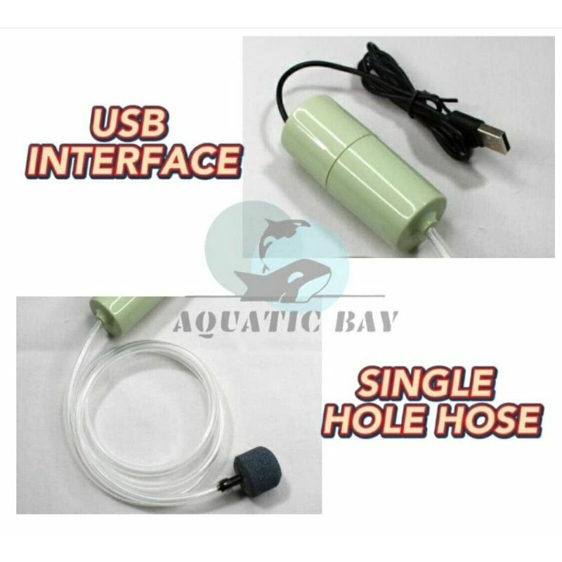 【NEW】Portable Mini USB Air Pump Aquarium Fish Tank Strong Oxygen Air ...