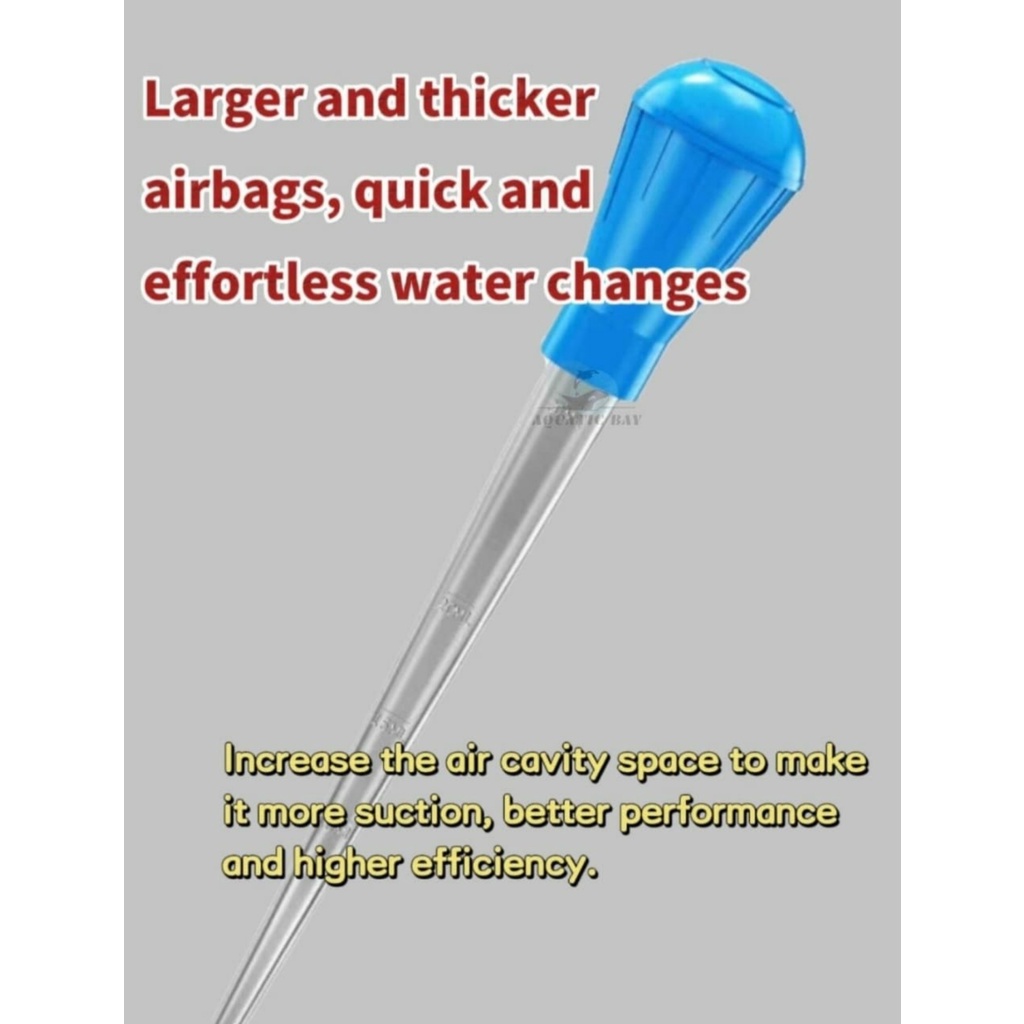 【Large Capacity】30ml Aquarium Dropper Pipette Multifunctional Suction ...