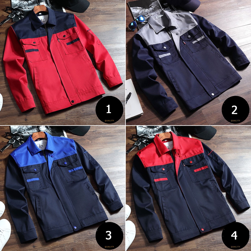 Safety Jacket Long Sleeve Safe Jacket Workwear Protectionclothing Labor ...