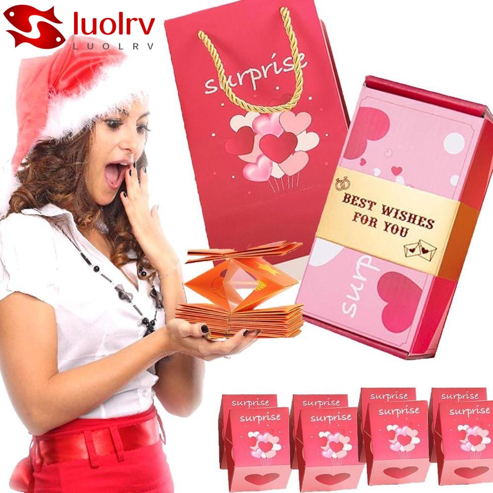 LUOLRV Pop-Up Gift Box, Cards Anniversary Surprise Gift Box, Surprise ...