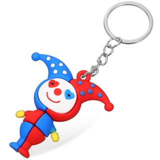Clown Keychain Funny Doll Keychain Clown Figure Keyring Decorative ...