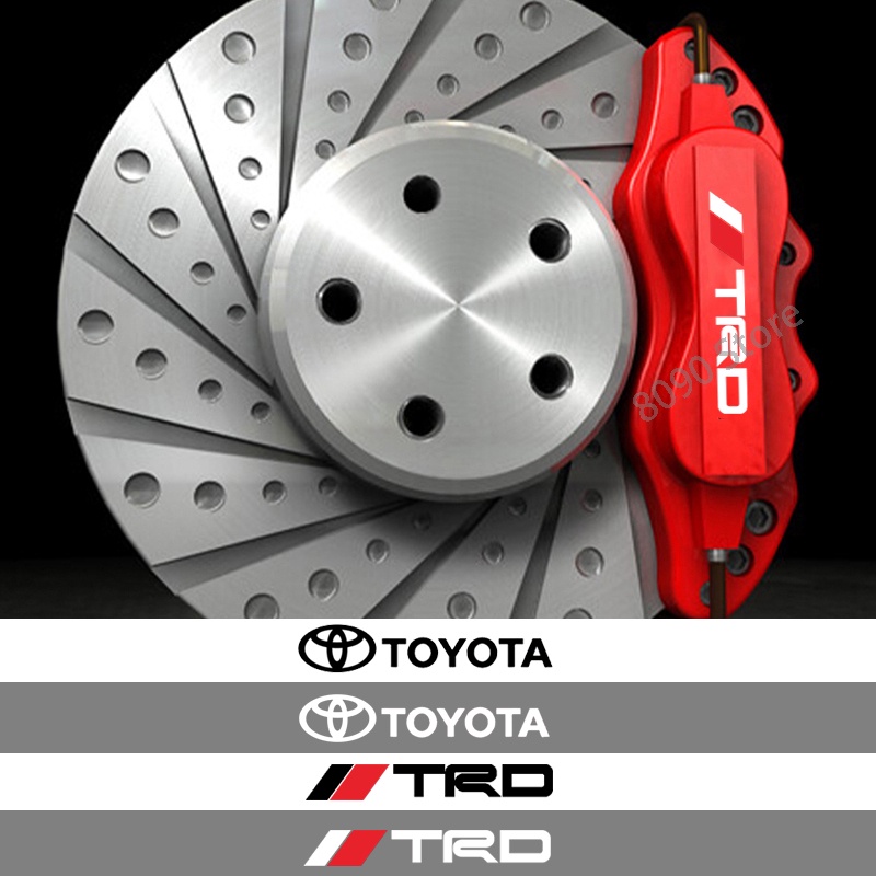 6pcs/set Modified Car Wheel Brake Caliper Cover Decals Vinyl Sticker ...