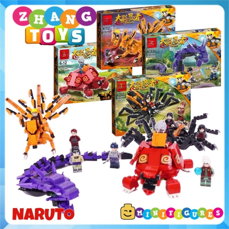 Naruto Puzzle Toys Naruto and Great Mascots Kurama and Naruto Kakashi ...