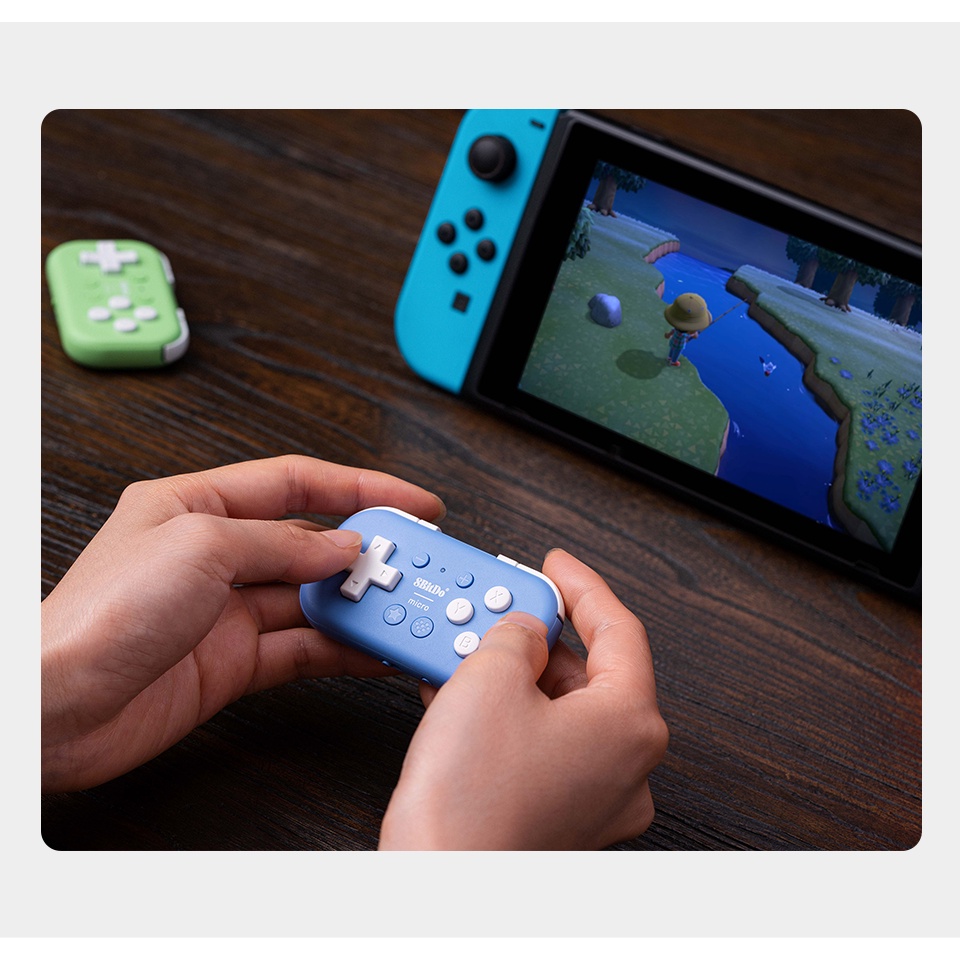 8BitDo Micro Bluetooth Controller Pocket-sized Mini gamepad for Switch ...
