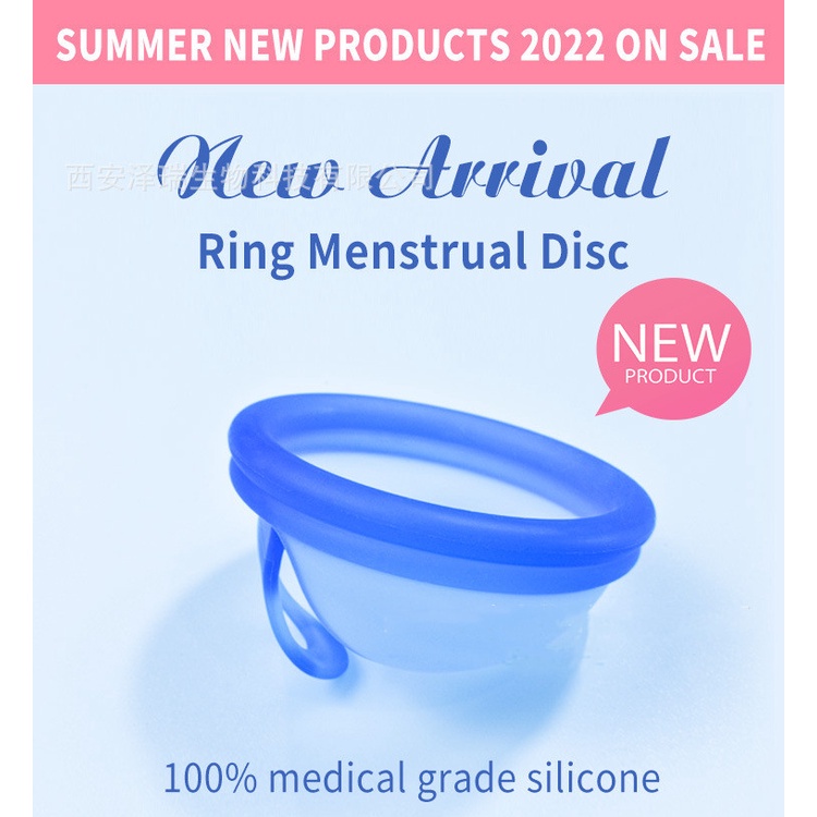 2022 New Reusable Menstrual Cup With Ring menstrual disc Design Women ...