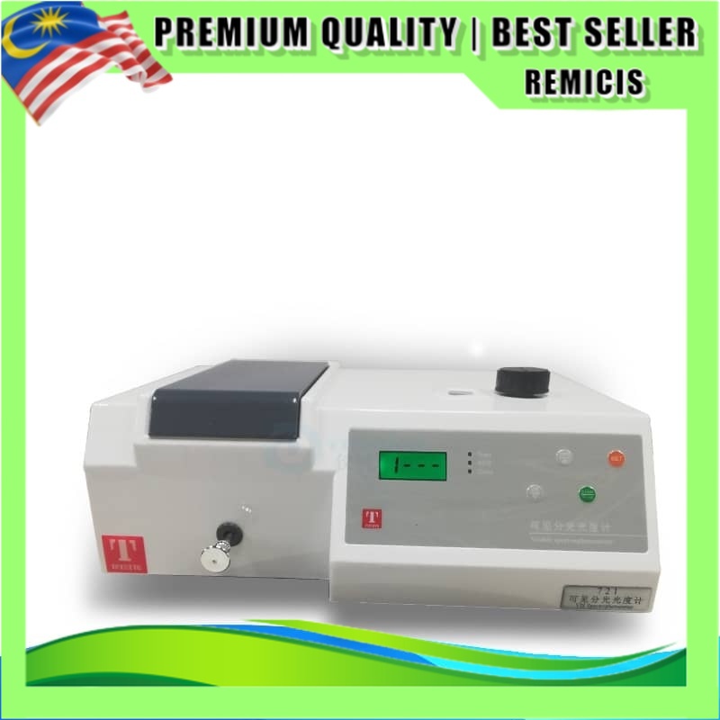 721Visible Spectrometer Wavelength 325-1050nm UV Spectrophotometer ...