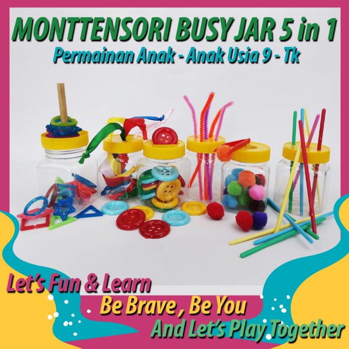 Engaging Montessori Busy Jar Toy: Enhance Fine Motor Skills and Sensory ...