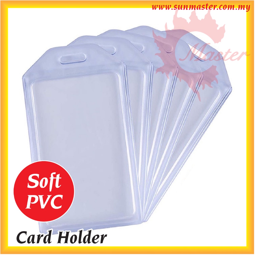 Soft PVC Card Holder 54mm x 85mm | ID Card Holder | Silicone Soft ...