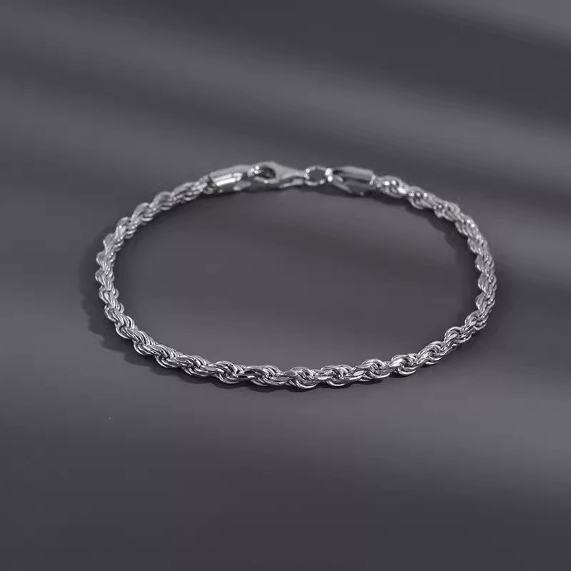 Stainless Steel Twists Chain Bracelets for Men Party Fashion Gifts | Shopee Malaysia