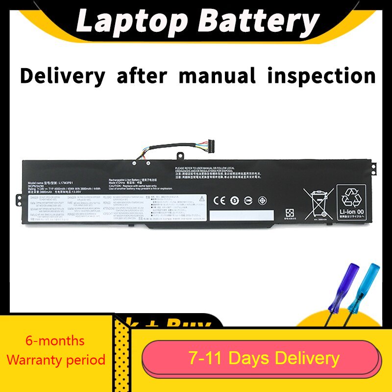 For Lenovo Ideapad 330-15ich L17M3PB1 L17C3PB0 L17M3PB0 Laptop Battery ...