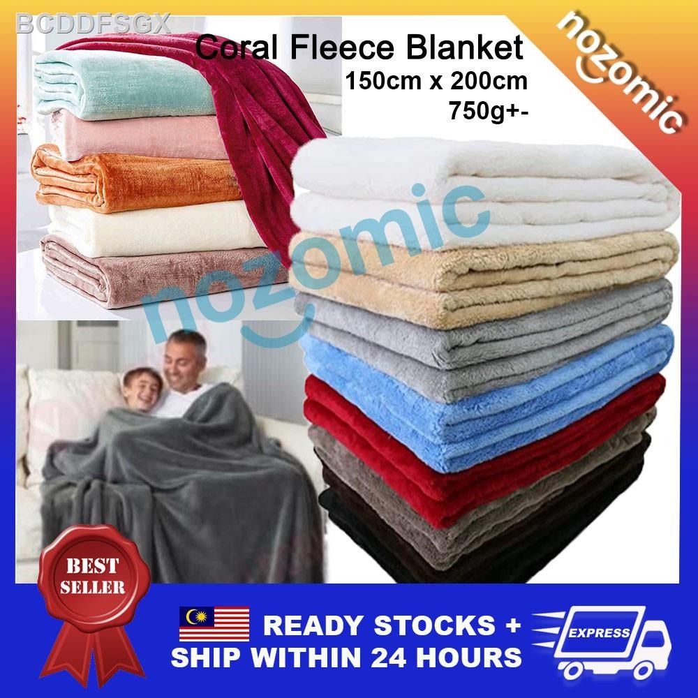 150 x 200CM Coral Fleece Fannel Toto Selimut Gebu Baldu Blanket Gelbu ...