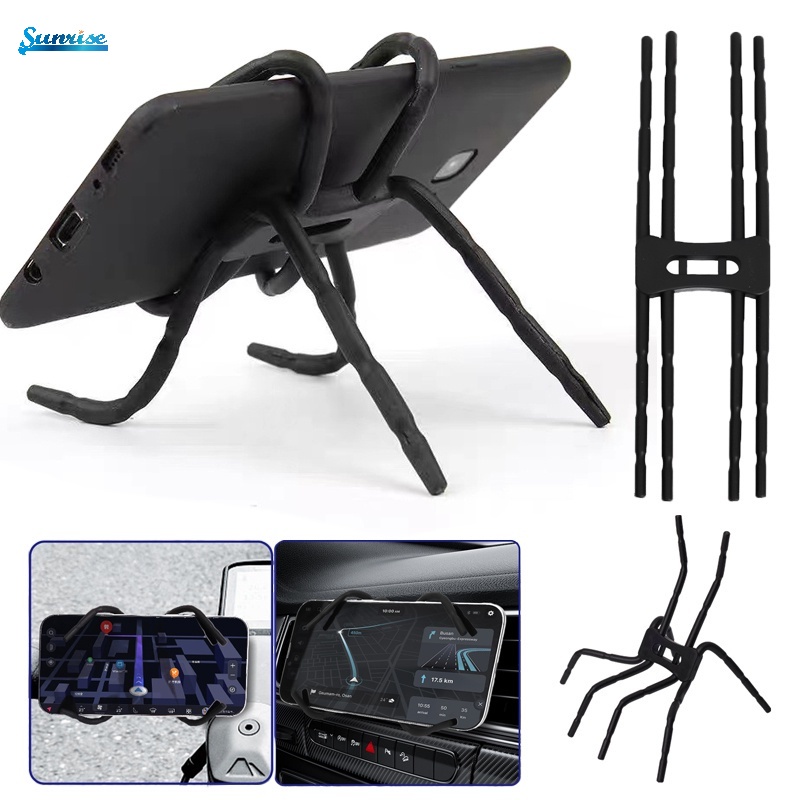 Novelty Universal Deformable Bendable Flexible Spider Leg Shape Desktop ...