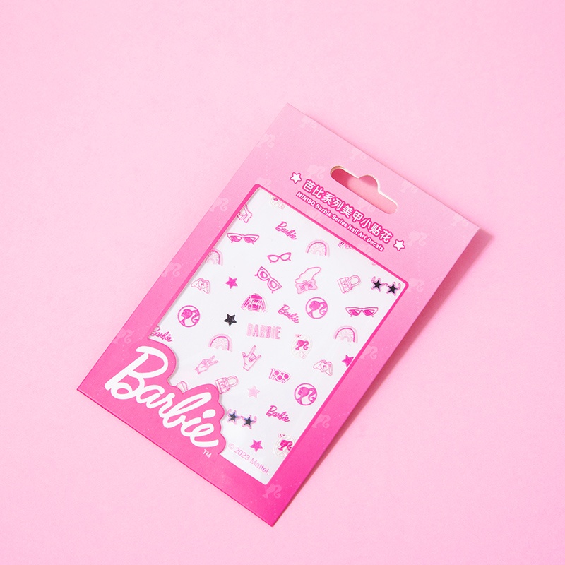 Miniso X Barbie Series Manicure Small Decals Nail Stickers | Shopee ...