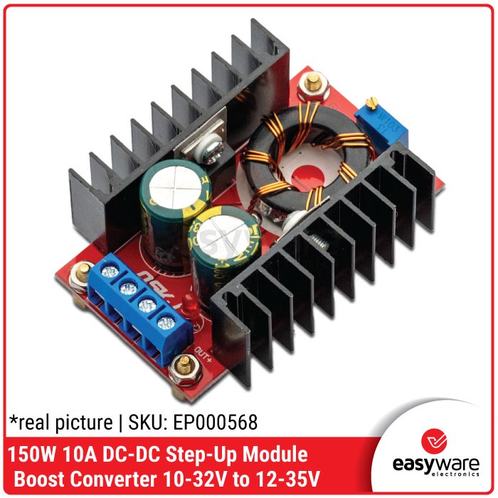 150w DC-DC Step Up Boost Converter 10-32V to 12-35V 6A -LT11 | Shopee ...