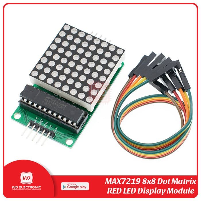 Max7219 DOT MATRIX LED DISPLAY 8x8 MODULE -LT11 | Shopee Malaysia