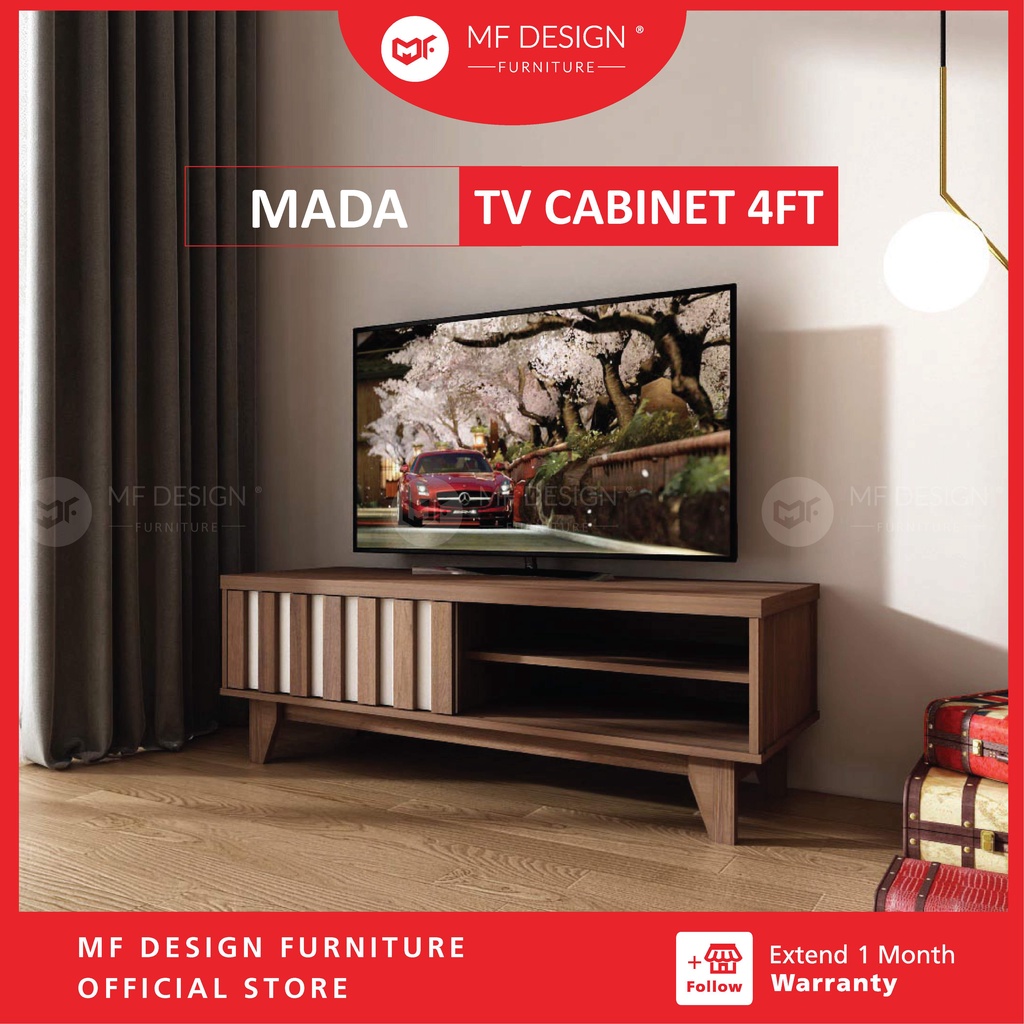 VELOONA MADA 4ft Tv Cabinet Tv StorageTv Rack Almari Tv Kabinet Tv ...